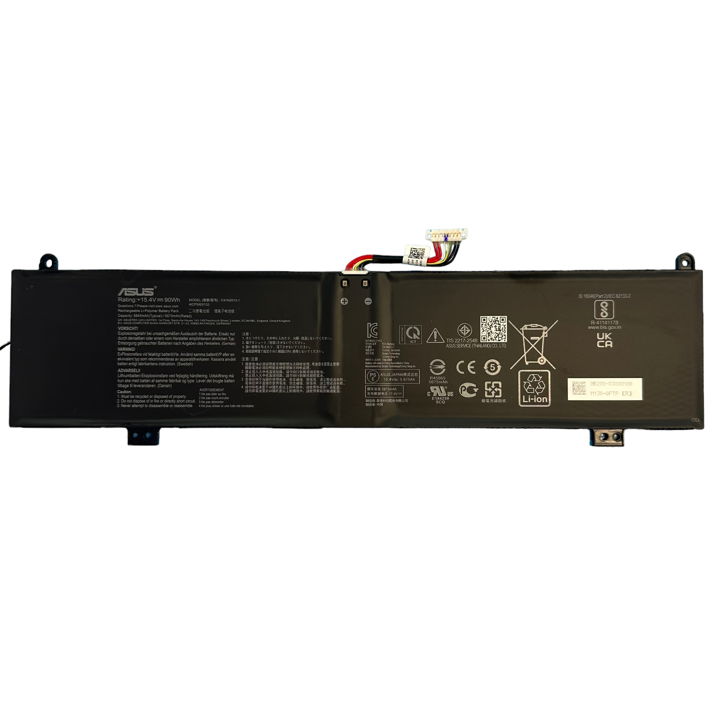 16" 2021 ROG Zephyrus M16 Battery GU603HE-211.ZM16 2021 OEM A+ Grade