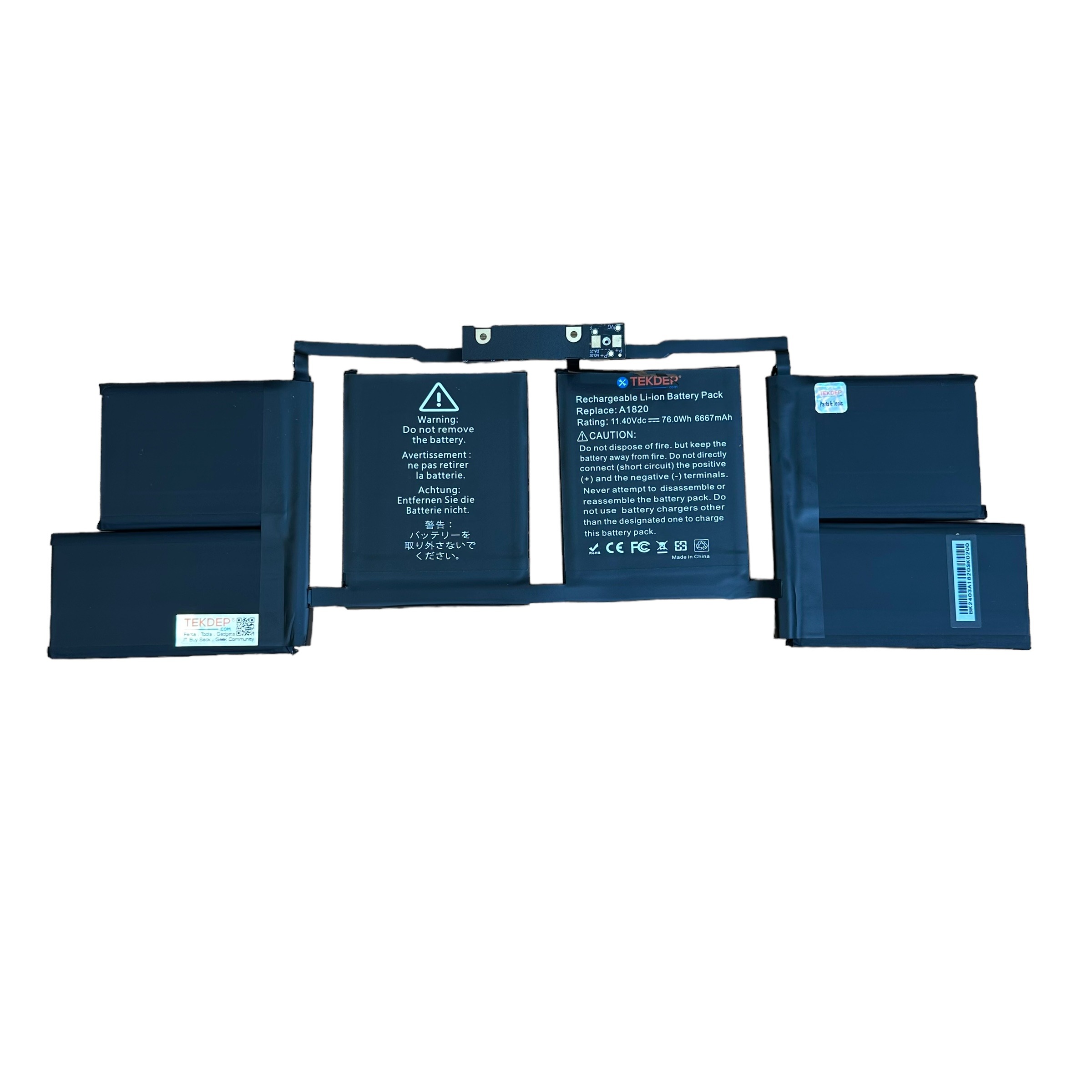 A1707 Battery Model A1820 NEW for 2016-2017 MacBook Pro 15"