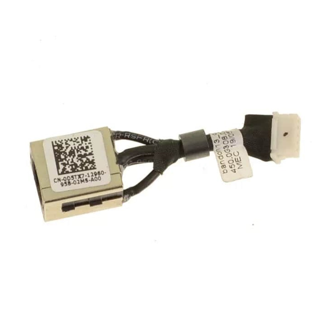 New OEM D5TX7 DC Power Input Jack with Cable Replacement For Dell ...