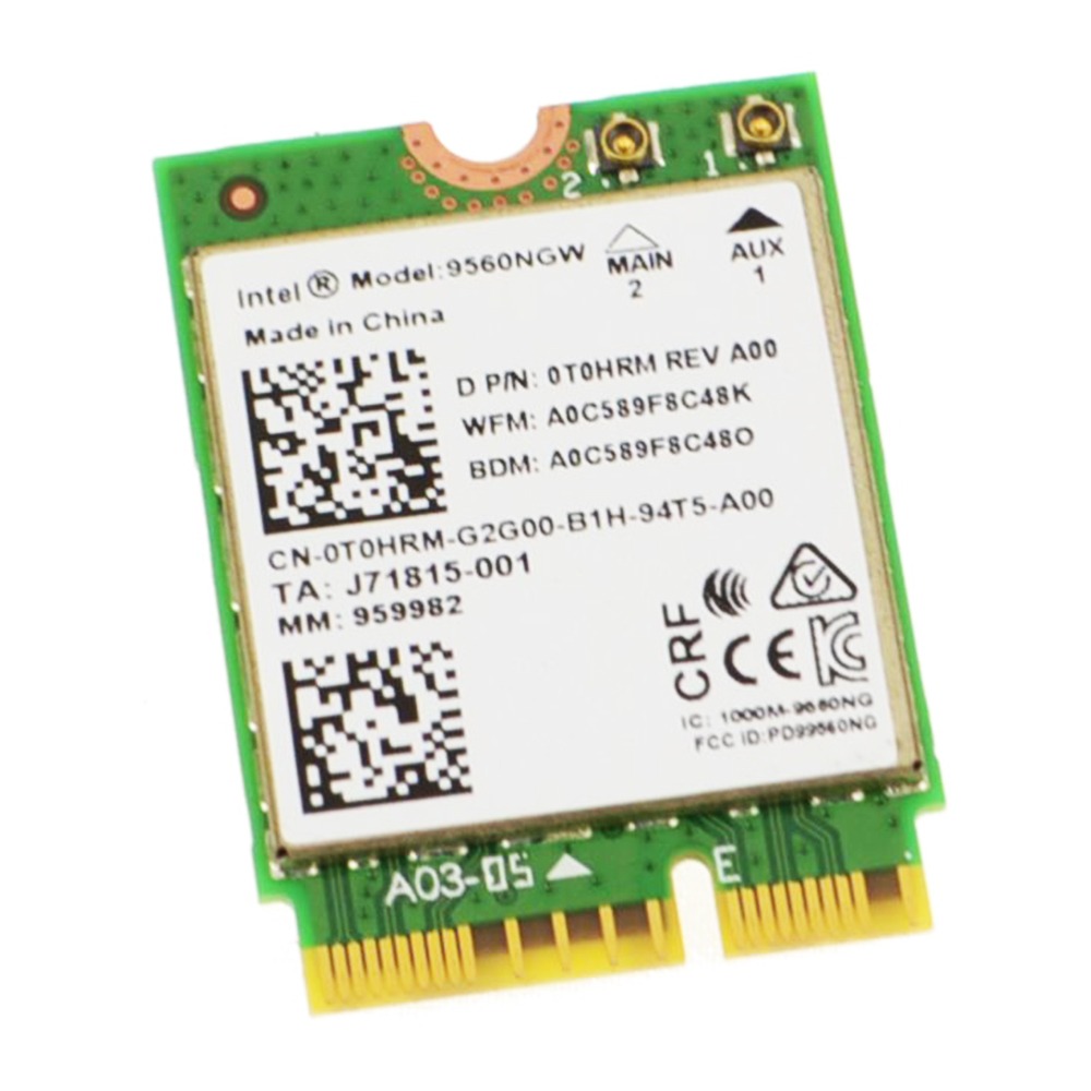 New T0HRM Intel Wireless-AC 9560 WLAN WiFi 802.11ac Replacement For ...