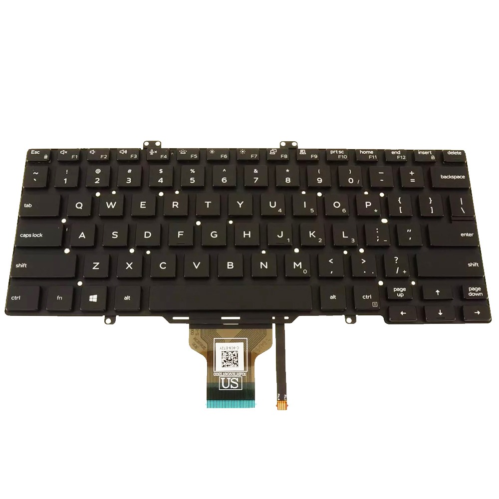 New F6KCY Laptop Keyboard with Backlight Replacement For Dell Latitude ...