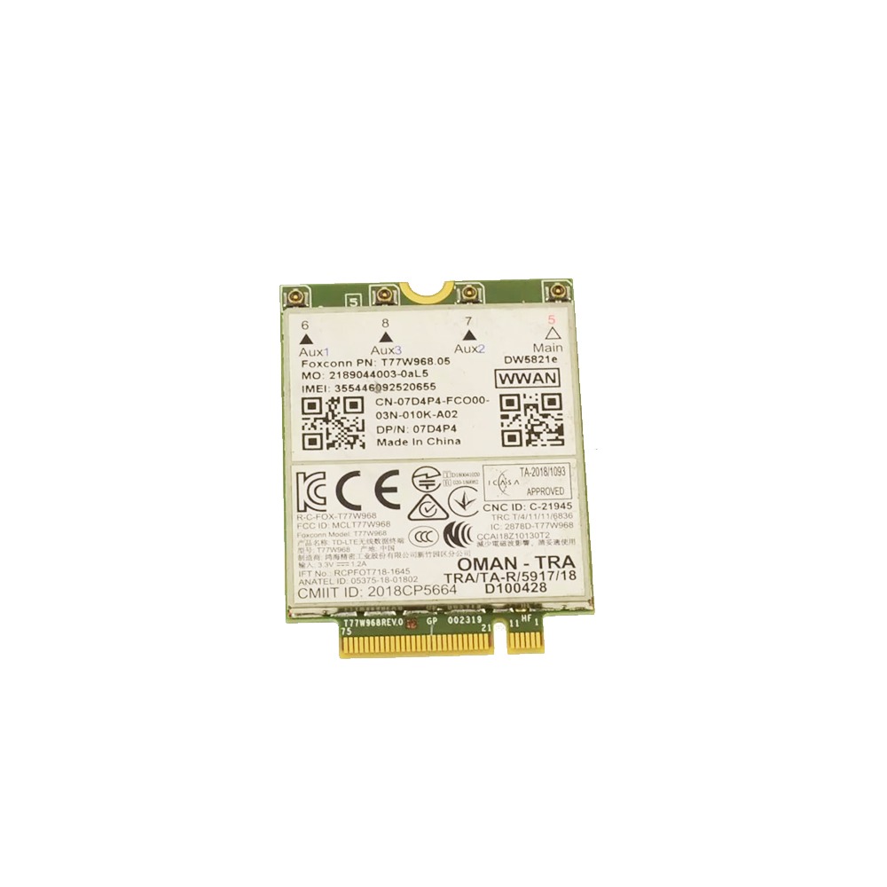 New 7D4P4 Wireless 5821E M.2 Mobile Broadband 4G LTE WWAN Card ...