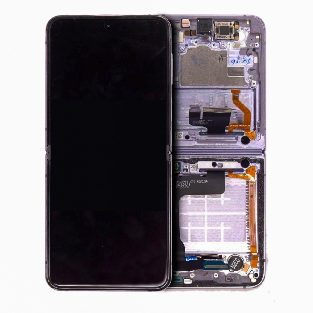 New Inner OLED Assembly with Frame for Samsung Galaxy Z Flip 4 5G SM ...