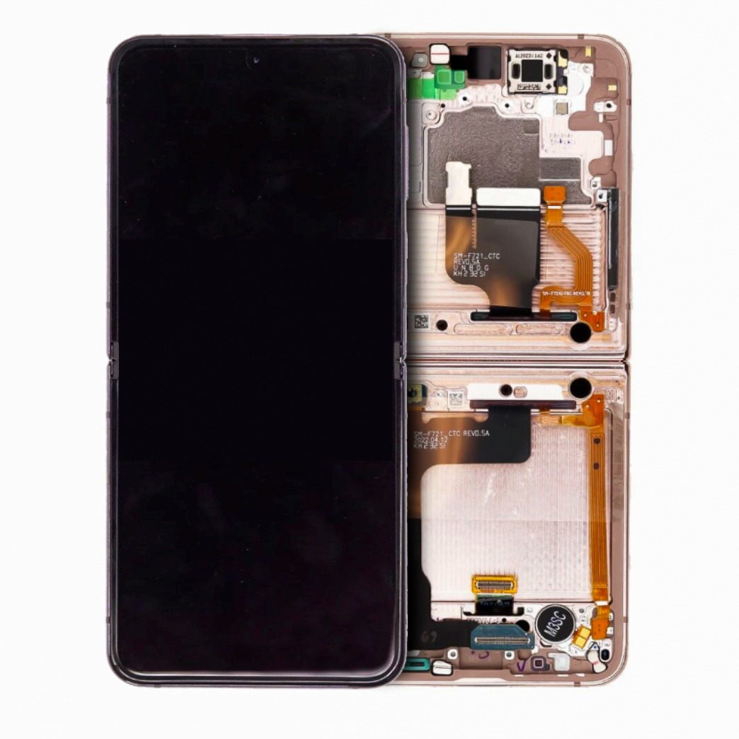 New Inner OLED Assembly with Frame for Samsung Galaxy Z Flip 4 5G SM ...