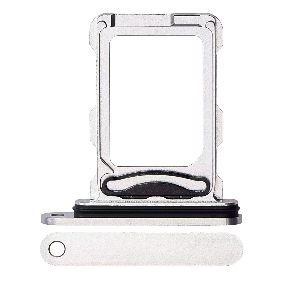 Aftermarket Dual Sim Card Tray for iPhone 16 Pro A3083 2024 (White ...