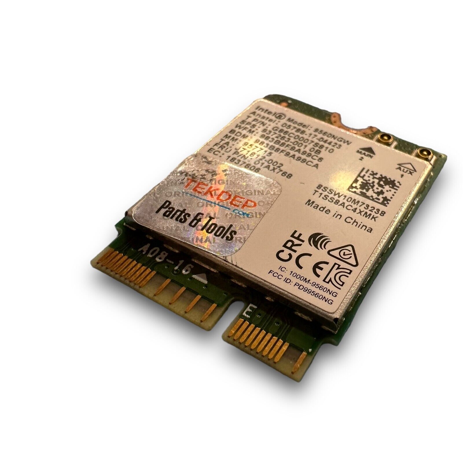 Intel Dual Band Wireless-AC 9560 Bluetooth 5.1 Wifi Card Laptop Network ...