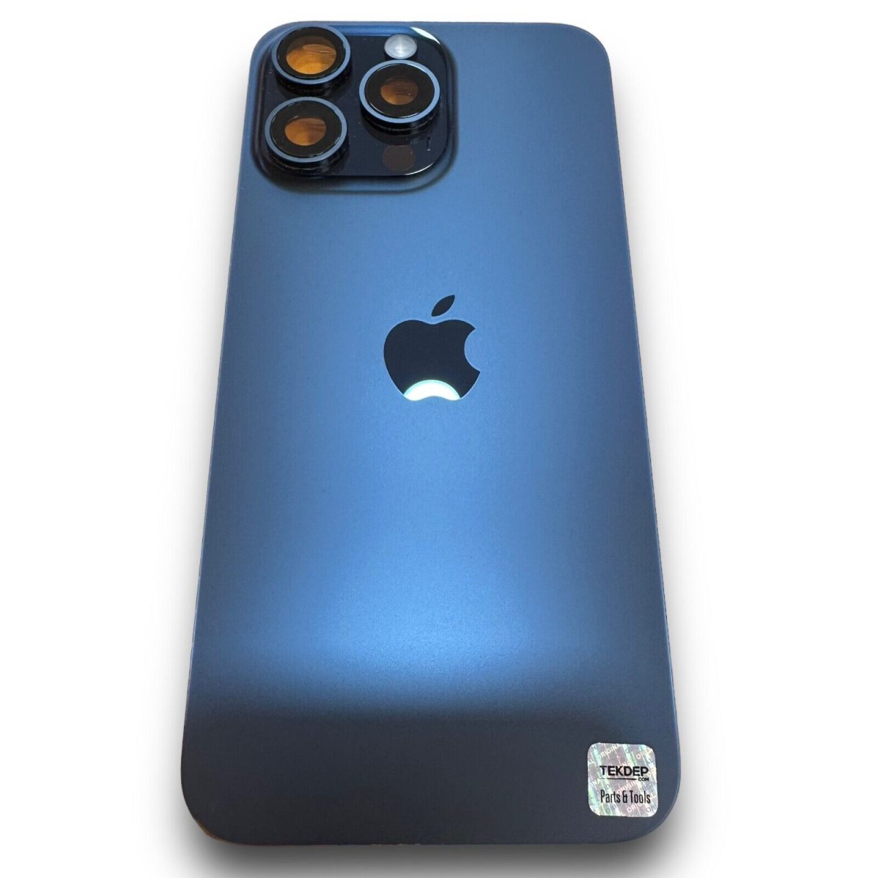 OEM Back Glass+Steel plate Wireless NFC iPhone 15 Pro Max Blue Titanium ...