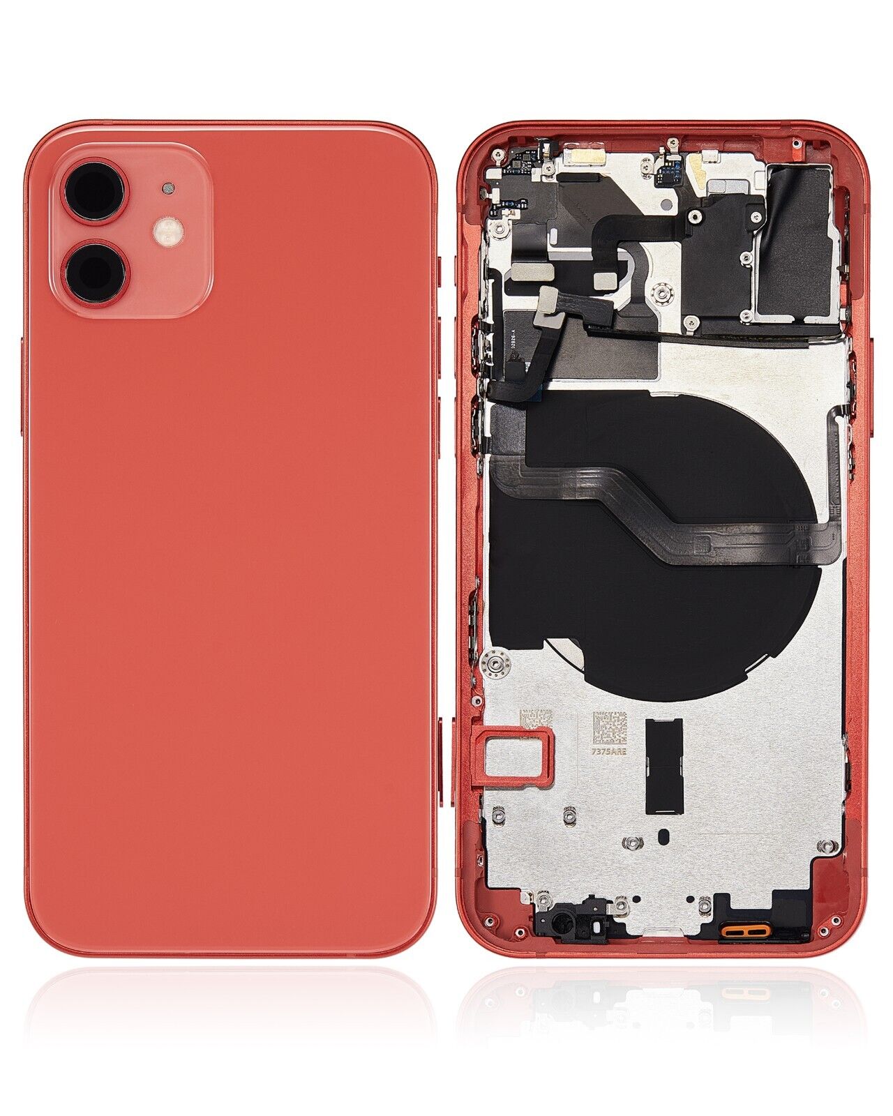 New Back Housing with Small Components Pre-Installed for iPhone 12 ...