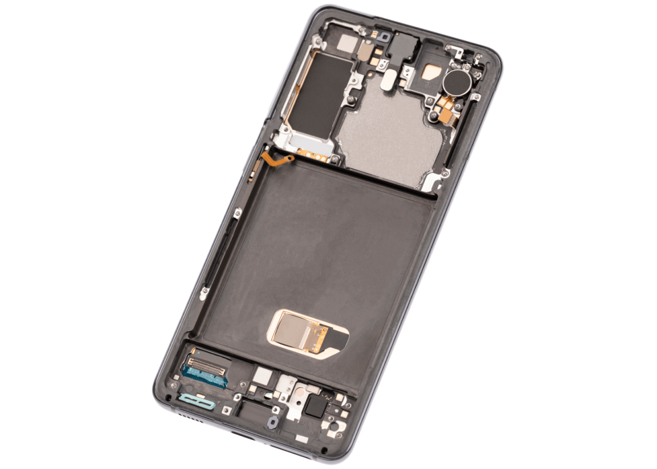 Aftermarket OLED Phantom Gray Assembly with Frame for Samsung Galaxy ...