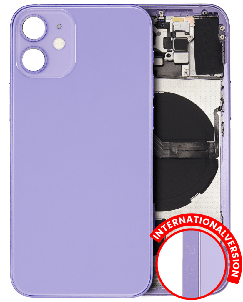 New Back Housing with Small Components Pre-Installed for iPhone 12 Mini ...