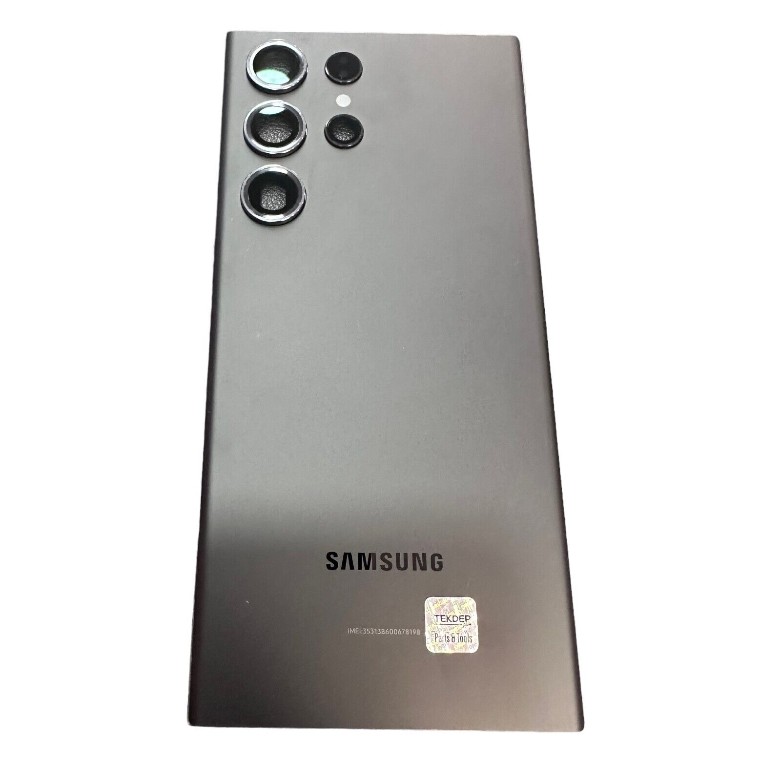 OEM Pull Genuine Back Glass Samsung Galaxy S23 Ultra 5G Black Grade A ...