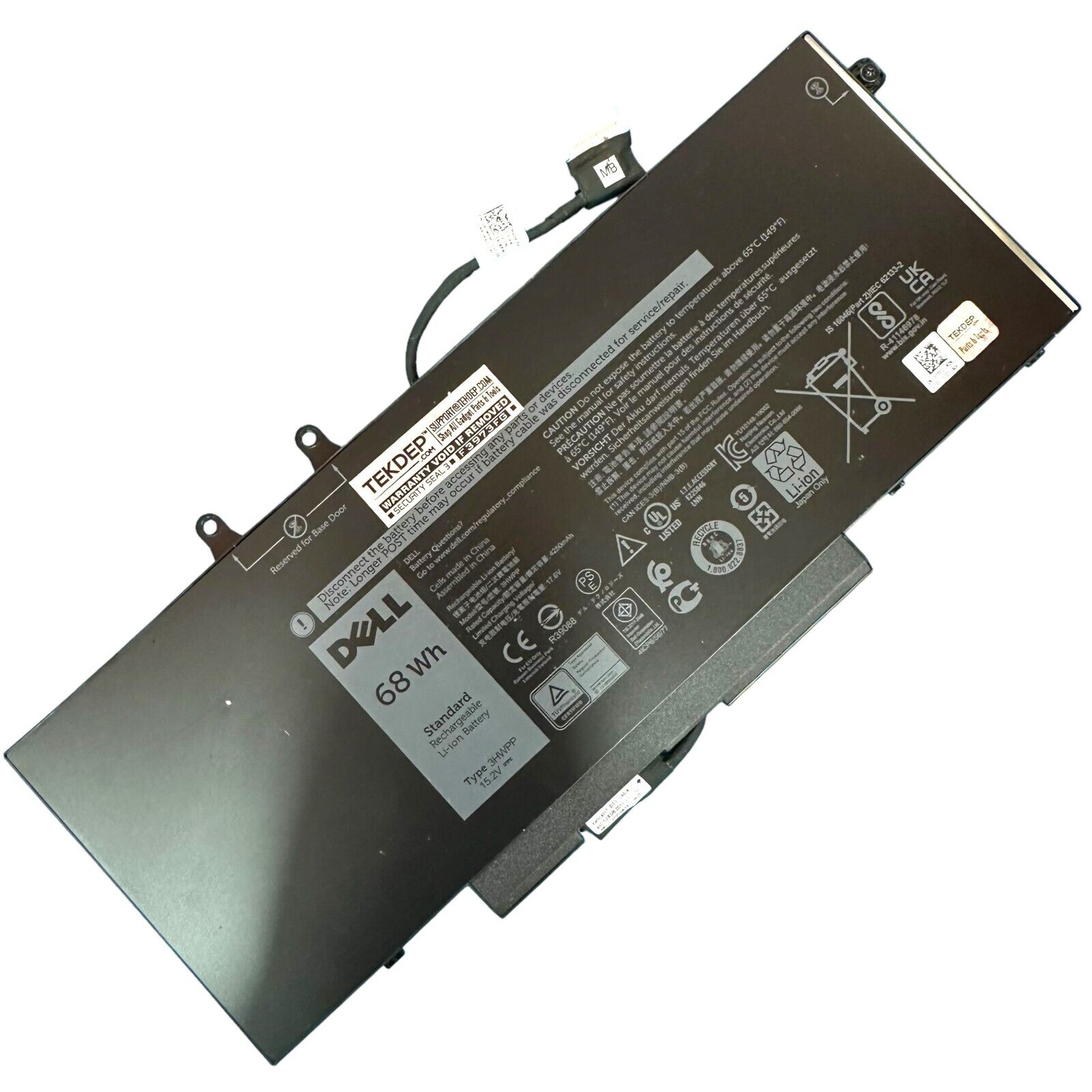 DELL INSPIRON 7706 OEM GENUINE BATTERY A+ GRADE - TEKDEP.com Parts ...