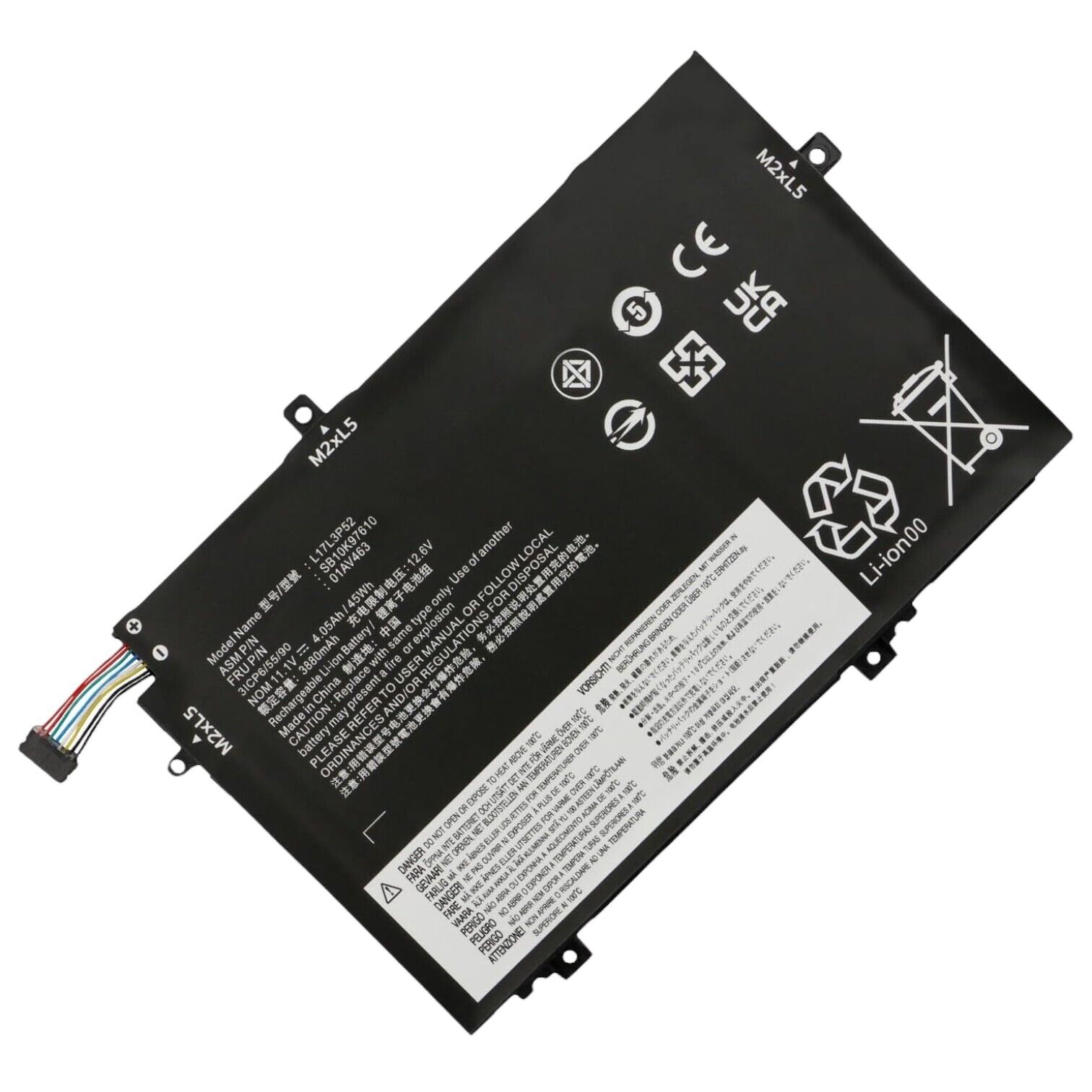 45Wh Battery for Lenovo Thinkpad L14 Gen 1 Gen 2 L480 L490 L580 L590