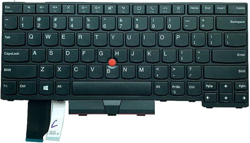US Layout Keyboard with Pointer for Lenovo Thinkpad L14 Gen 1 Gen 2